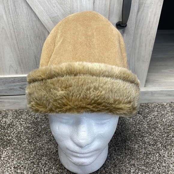Cejon | Accessories | Cejon Faux Fur Suede Cossack Bucket Hat Brown ...